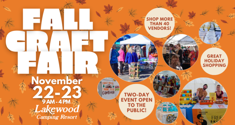 Explore Handmade Treasures at This Year's Fall Craft Fair - Lakewood Camping Resort : Lakewood ...