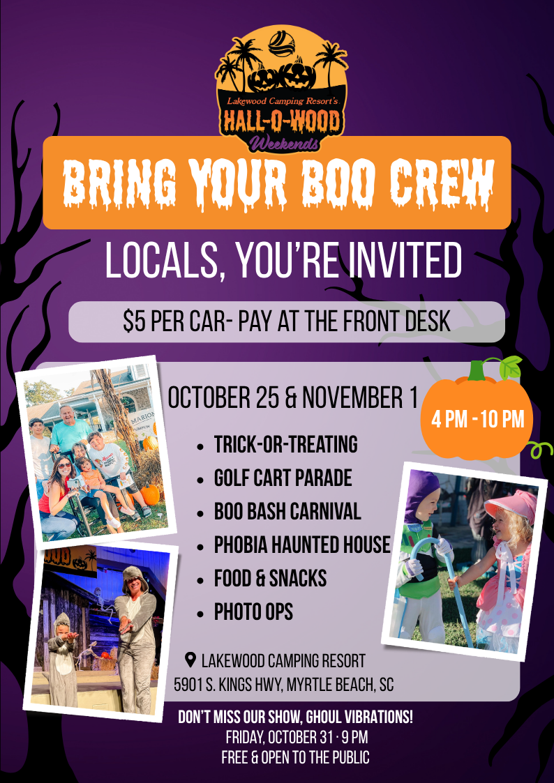 Bring Your Boo Crew to Lakewood Camping Resort - Lakewood Camping ...